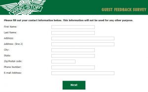 Wingstop Survey - Participate & Win $50 Gift Card | Curves Information