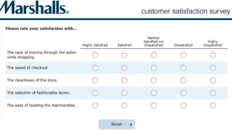 Marshallsfeedback.com - Start Marshalls Survey & Win $500 Gift Card