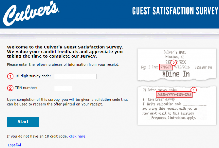 TellCulvers – Give Feedback at Culver's Survey & Win Free Coupons